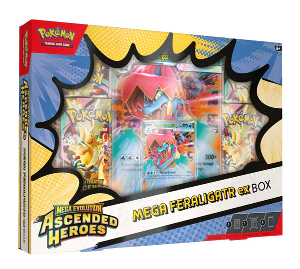 Pokemon TCG: Ascended Heroes Mega Feraligatr EX Box – Loot Hoarder