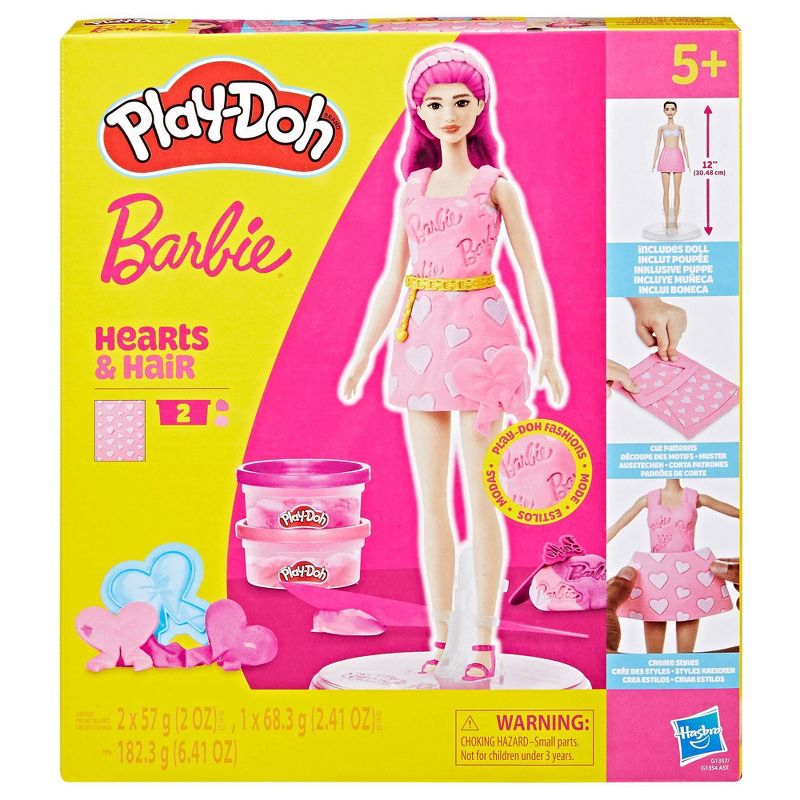 Playdoh - Barbie Hearts And Hair – Loot Hoarder